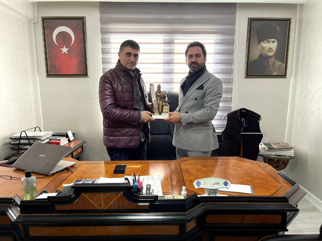 Genel Başkanımız İbrahim ÇAM ve Yönetim Kurulu Üyelerimizden oluşan ...